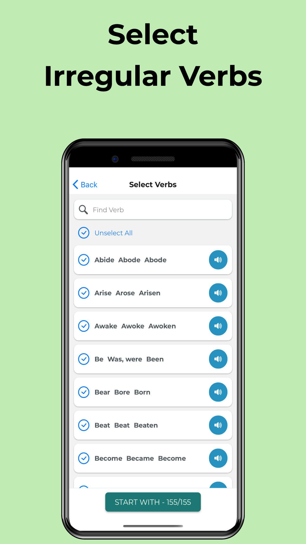 Irregular Verbs - Learn them!